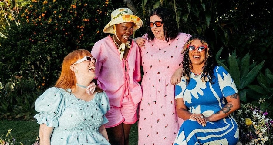 A love letter to the fashion labels using multiple sized models